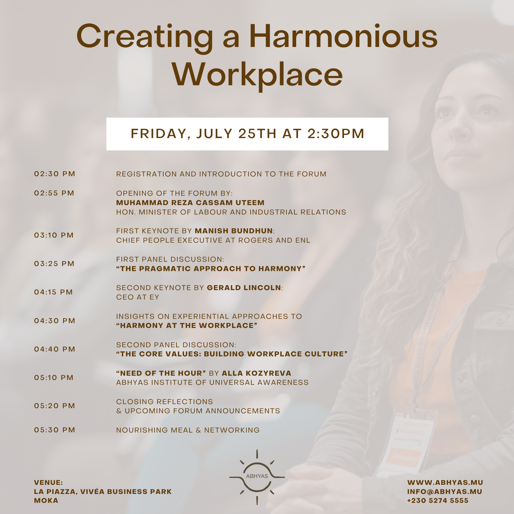 Creating a Harmonious Workplace – Abhyas MU